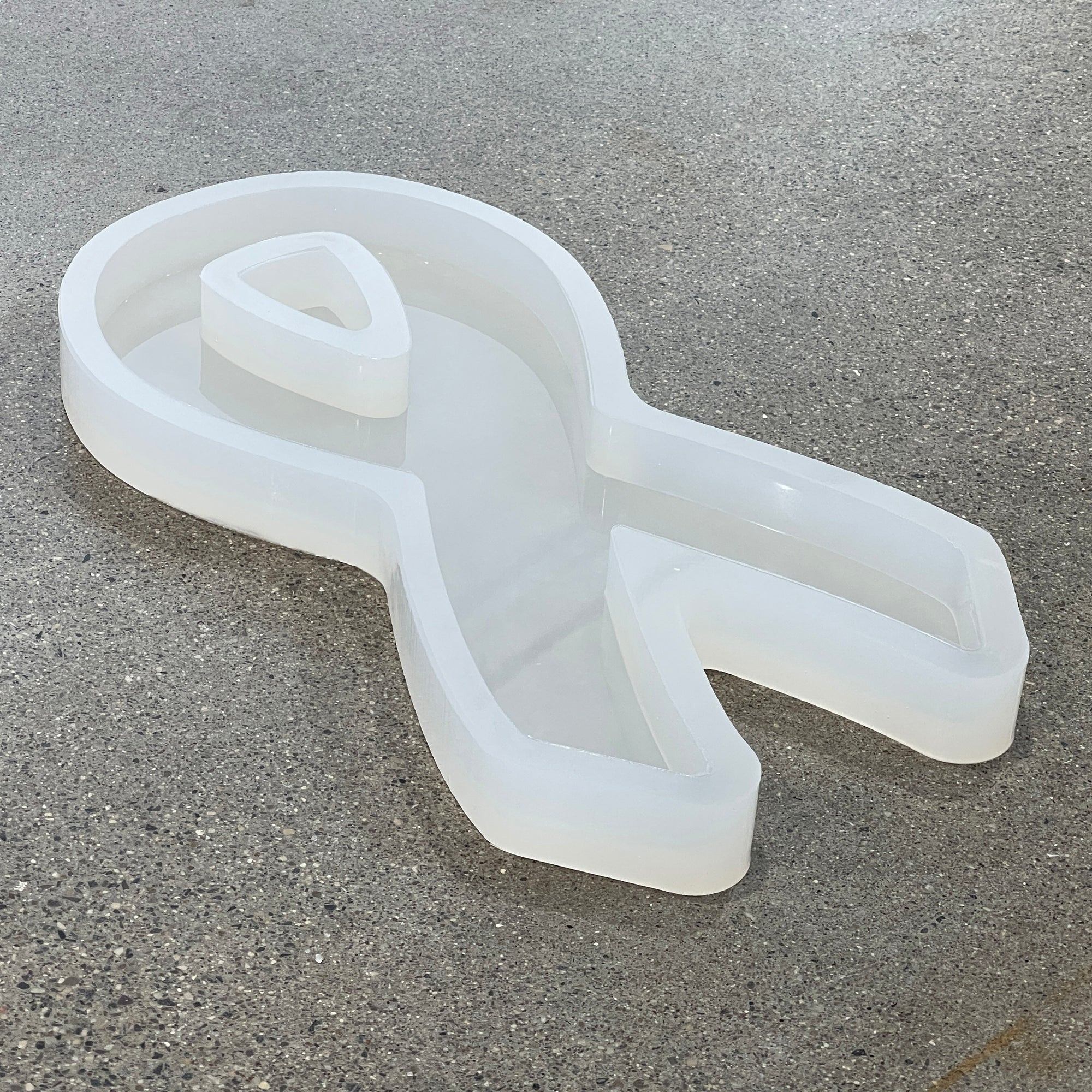 14x7x1" Awareness Ribbon Silicone Mold For Epoxy Resin – Crafted Elements