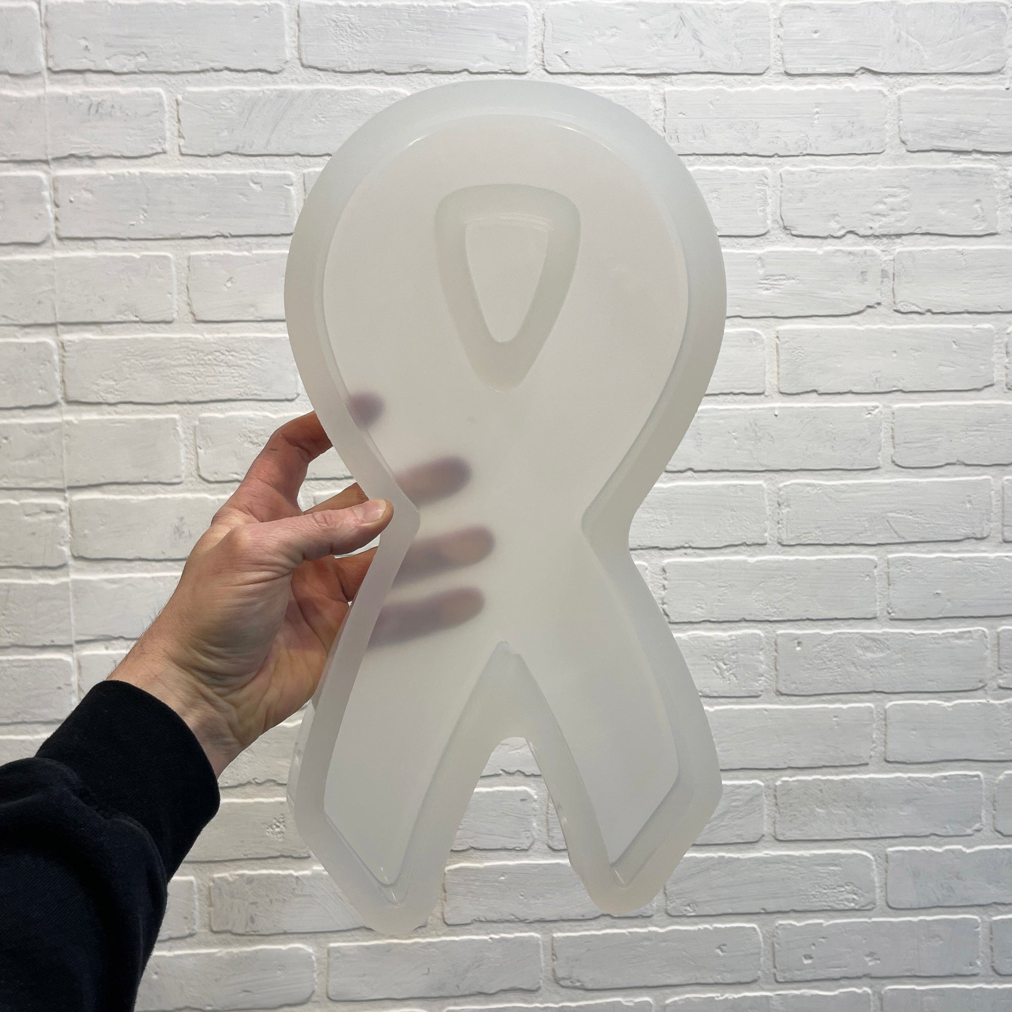 14x7x1" Awareness Ribbon Silicone Mold For Epoxy Resin – Crafted Elements