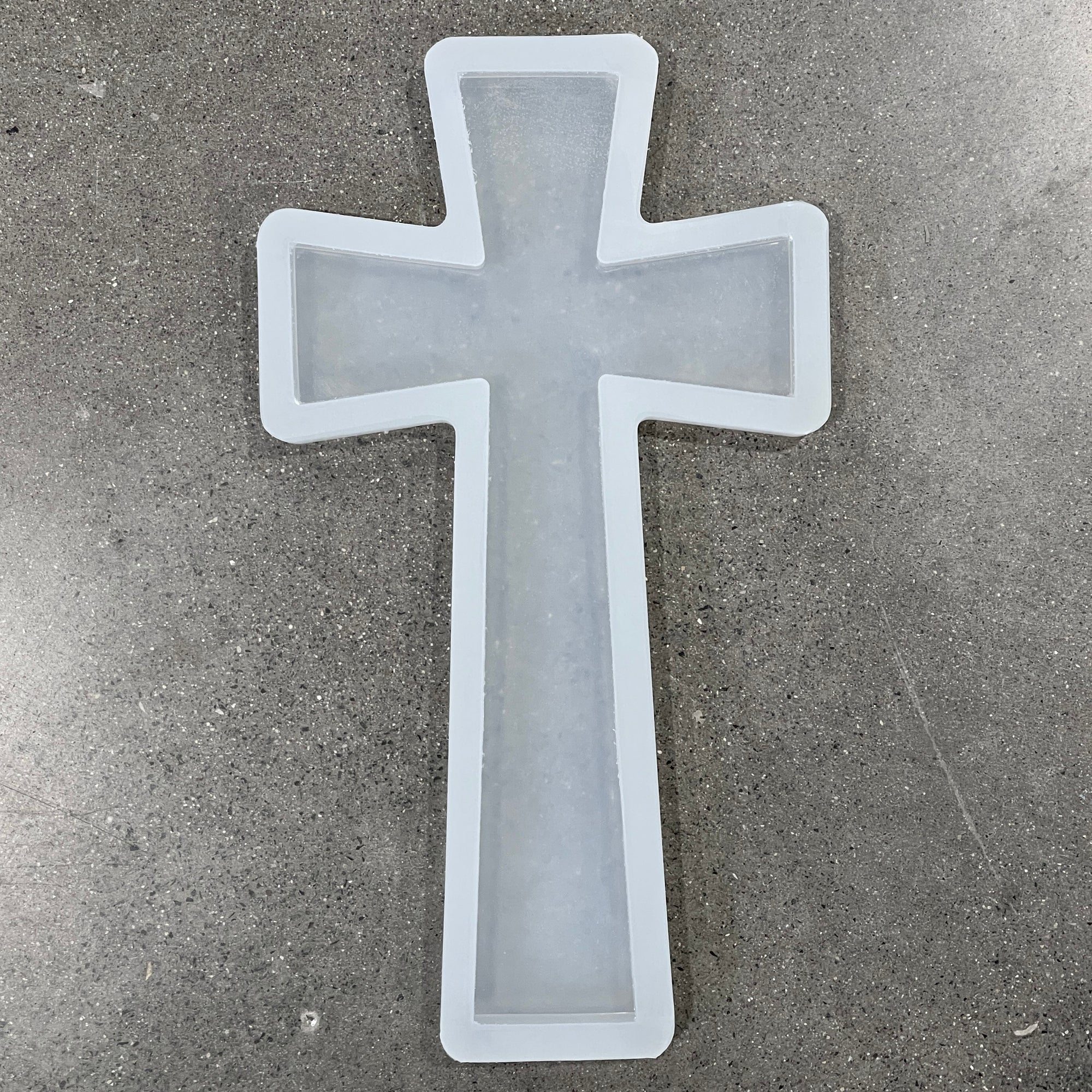 15x8x1" Flared Cross Silicone Mold For Epoxy Resin - Angled Cross Mold ...
