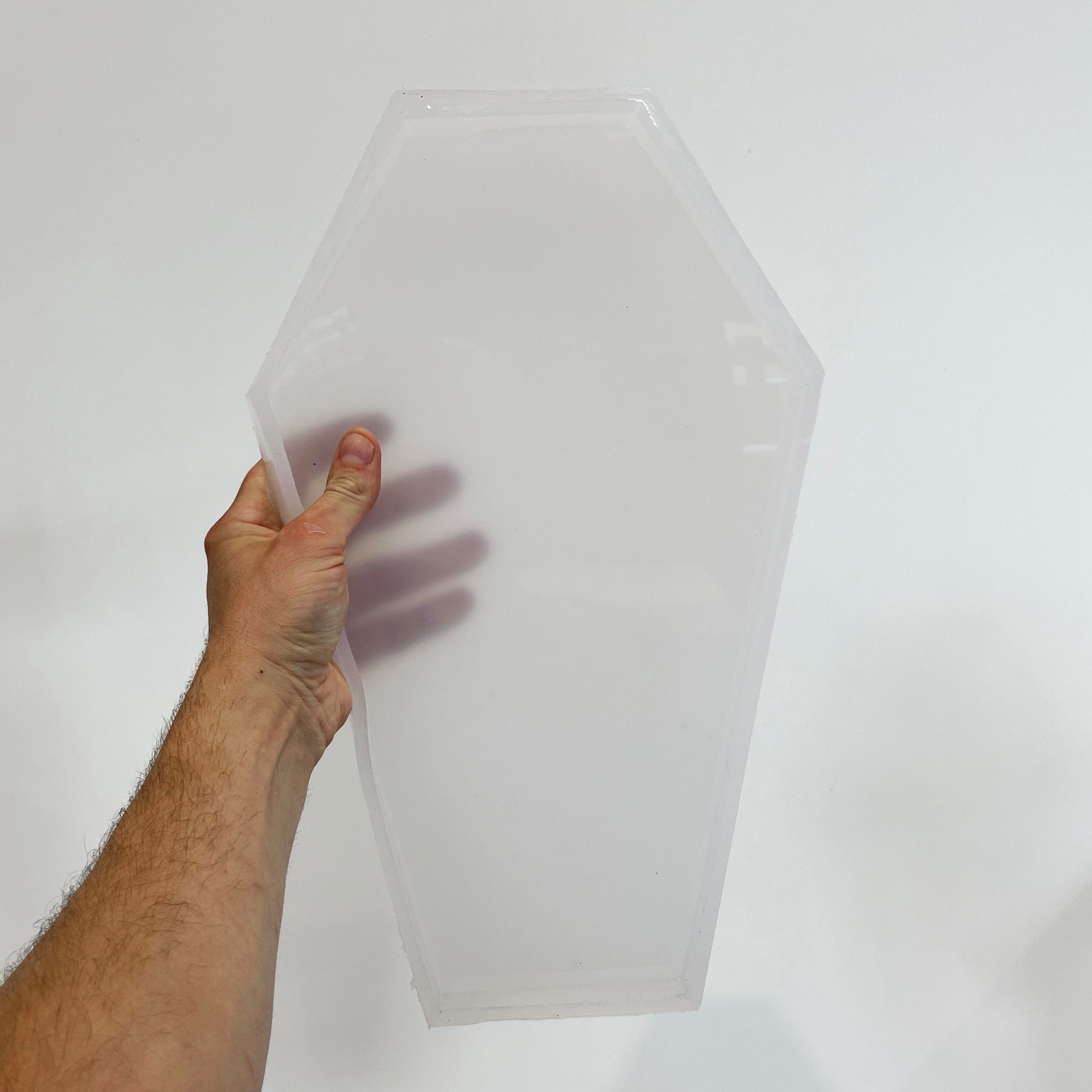15x9x0.75" - Toe Pincher Coffin Shaped Silicone Mold For Epoxy Resin ...