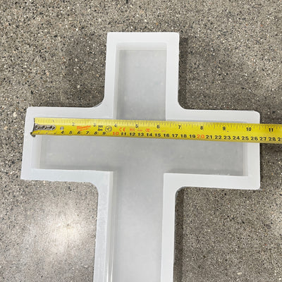 20x10x1" Cross Silicone Mold For Epoxy Resin - Large Cross Mold ...