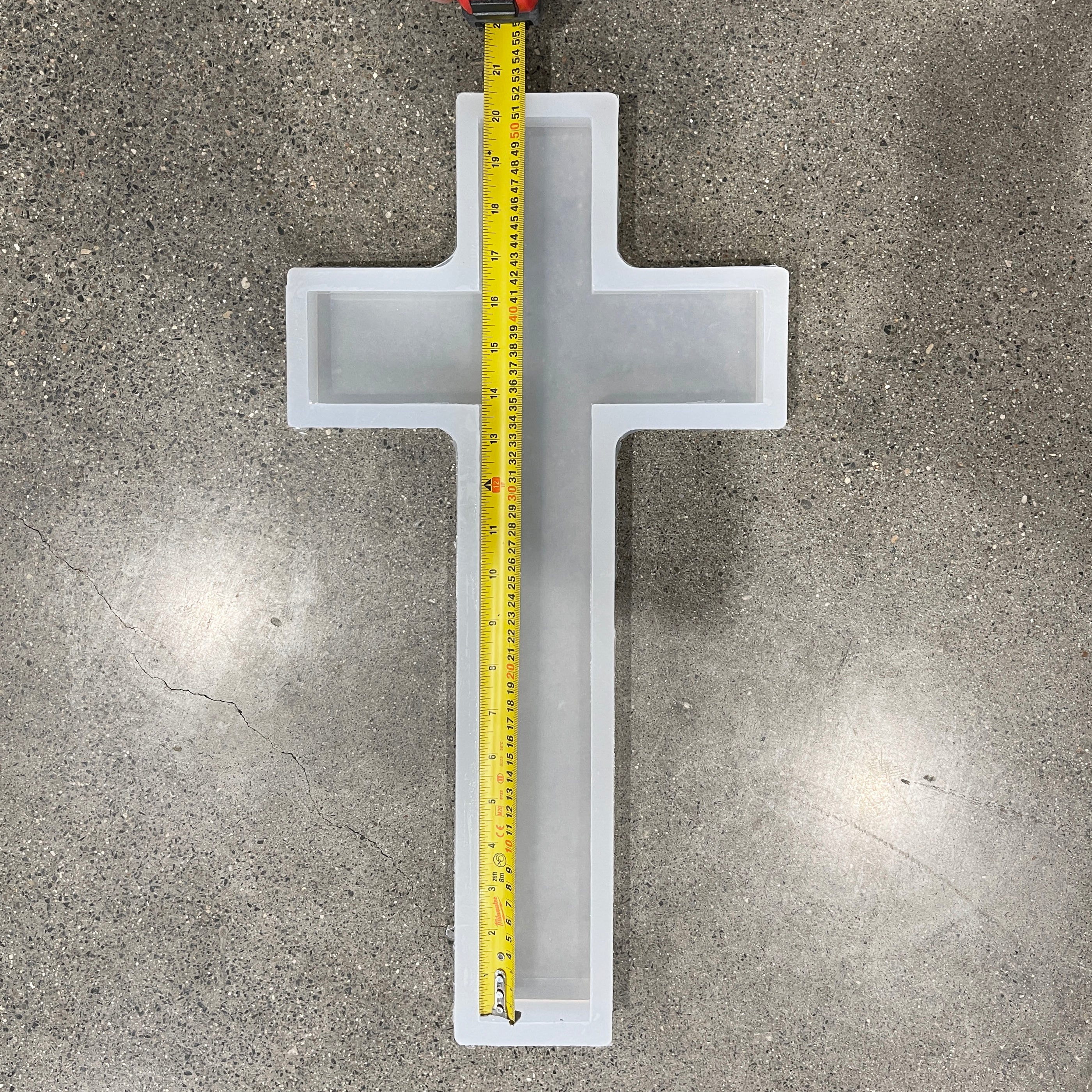 20x10x1" Cross Silicone Mold For Epoxy Resin - Large Cross Mold ...