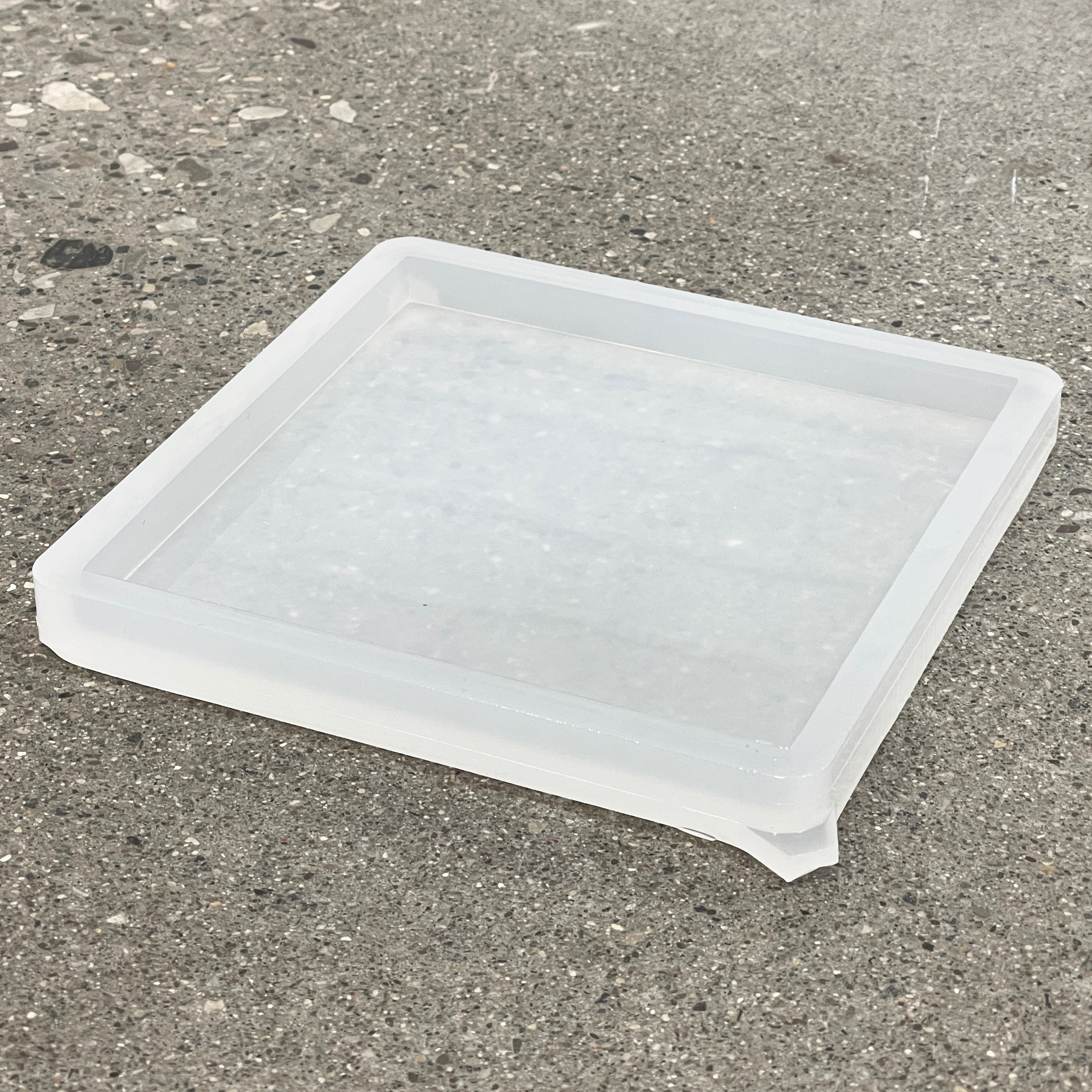 6x6x0.5" Silicone Mold For Epoxy Resin - Coaster Or Tile Mold — Crafted ...