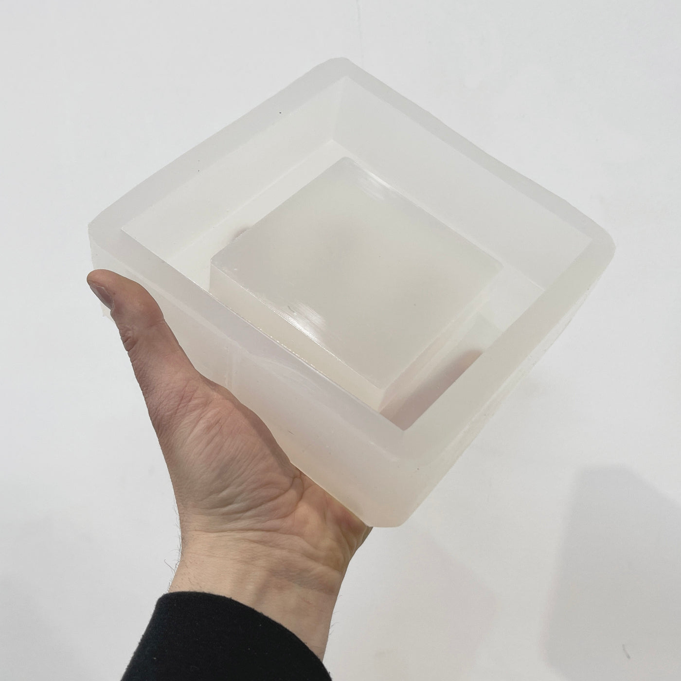6x6x2" Deep Tray Silicone Mold For Epoxy Resin - 1" Deep Dish Mold ...