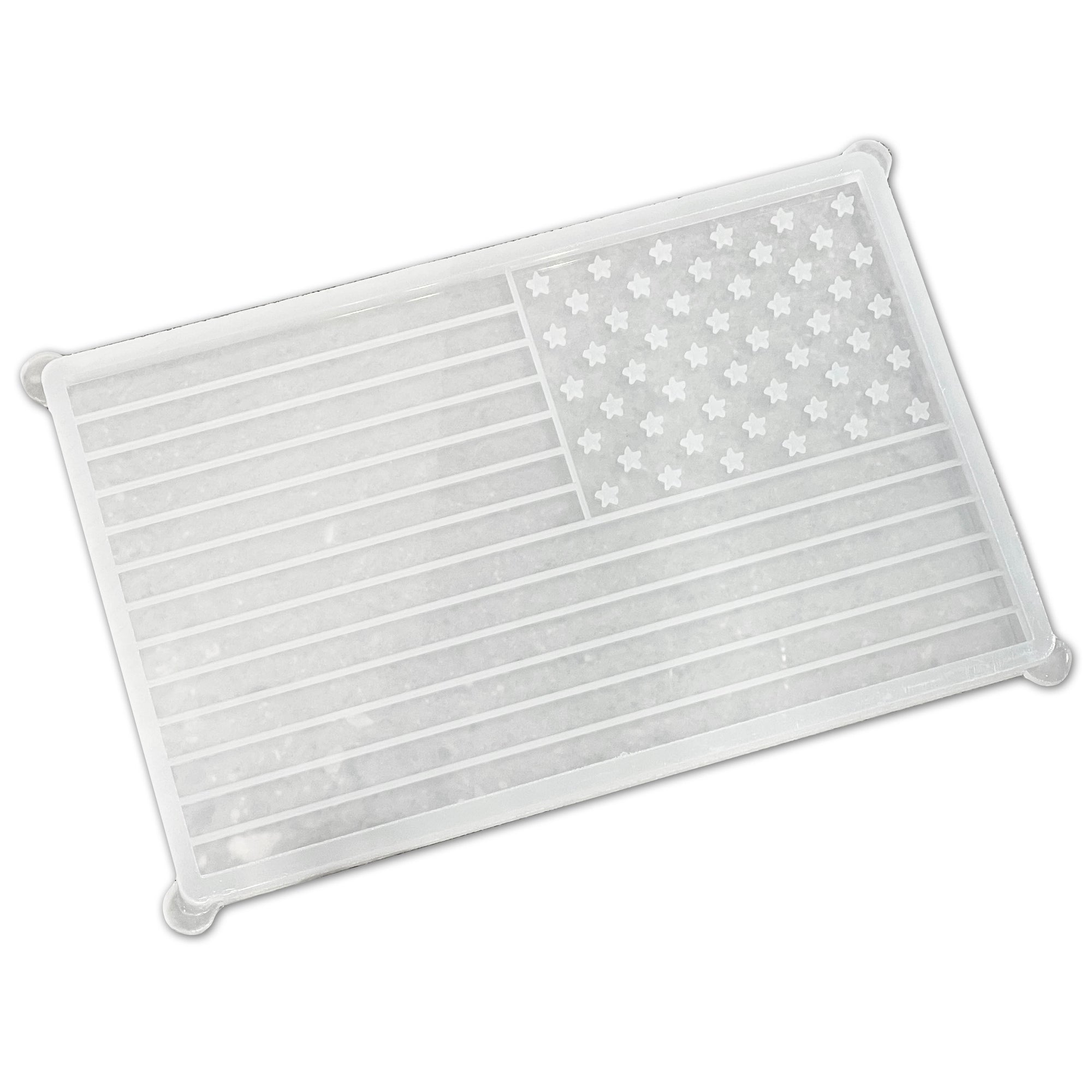 Small American Flag Mold - 16x10x0.5" - USA Flag Silicone Mold ...
