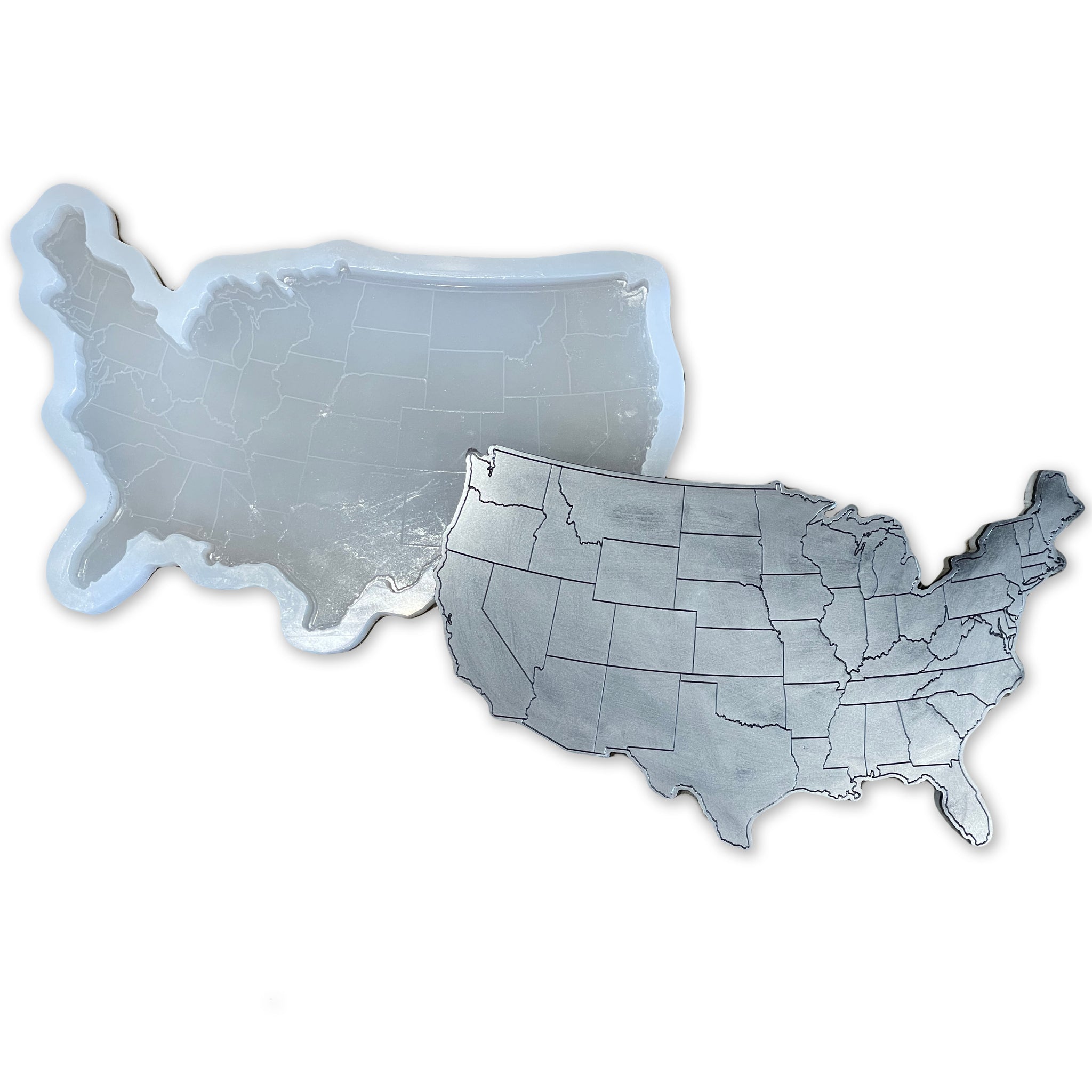 US States Molds - Silicone Molds For Epoxy Resin — Crafted Elements