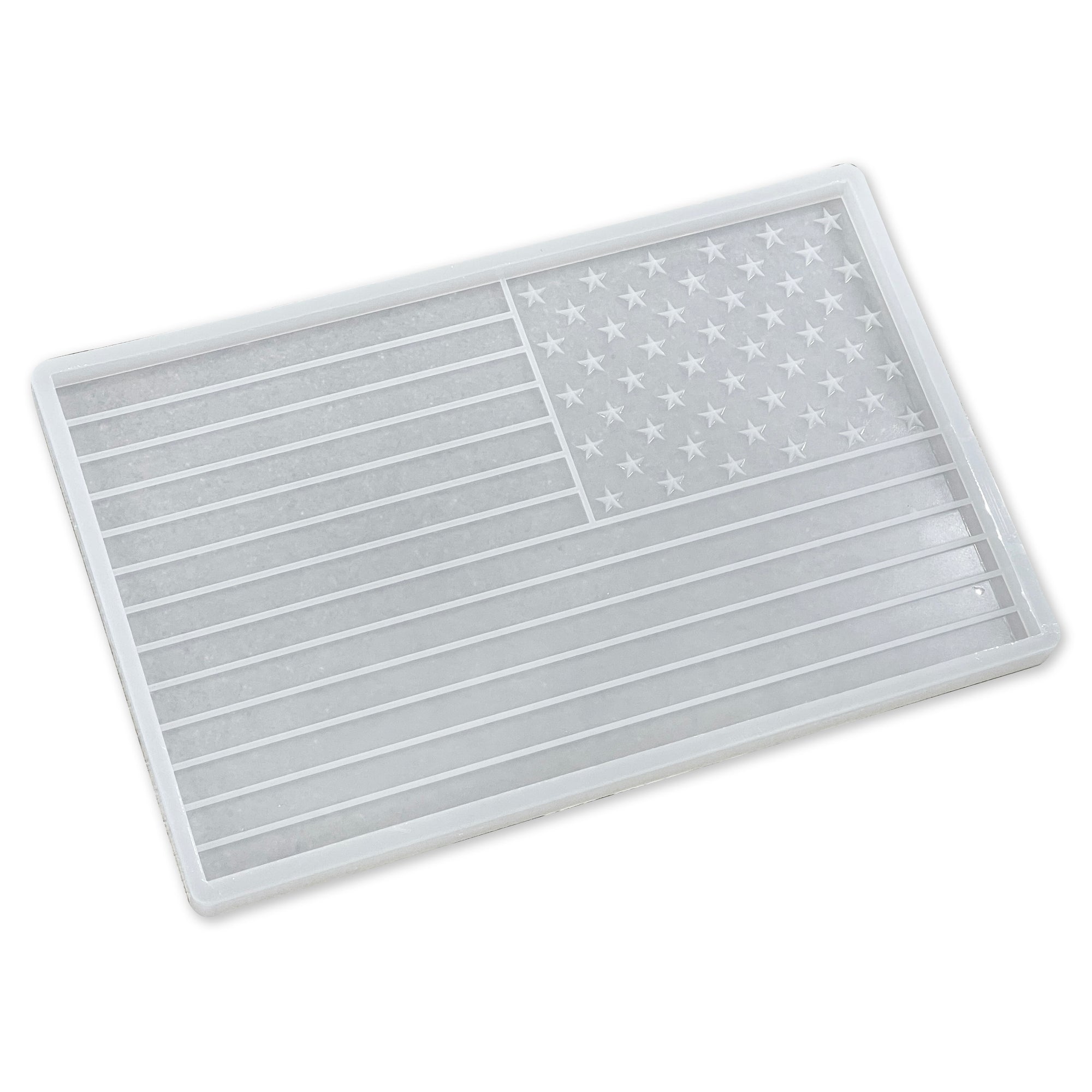 Large American Flag Mold - 24x15x1" - USA Flag Silicone Mold – Crafted ...