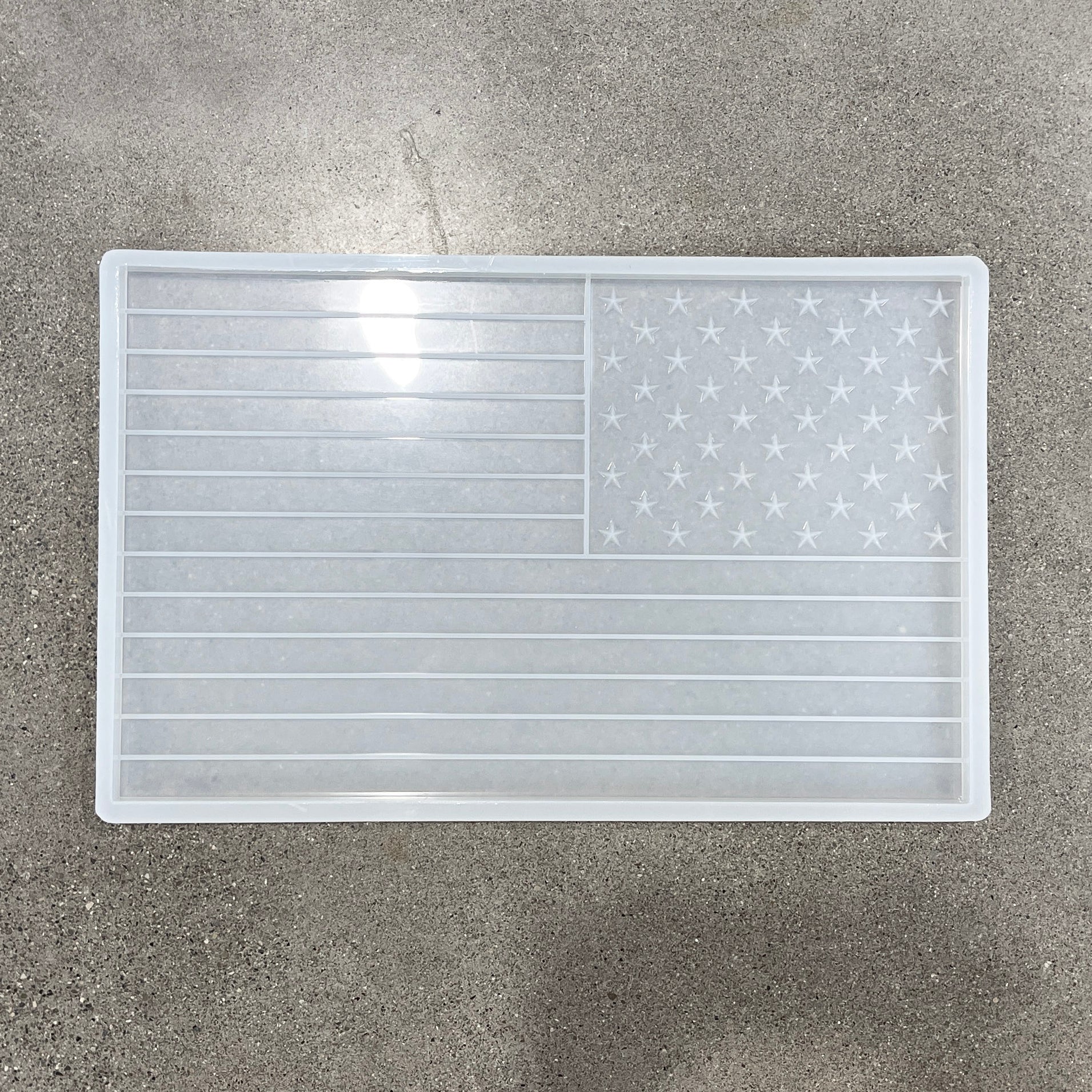 Large American Flag Mold - 24x15x1" - USA Flag Silicone Mold — Crafted ...