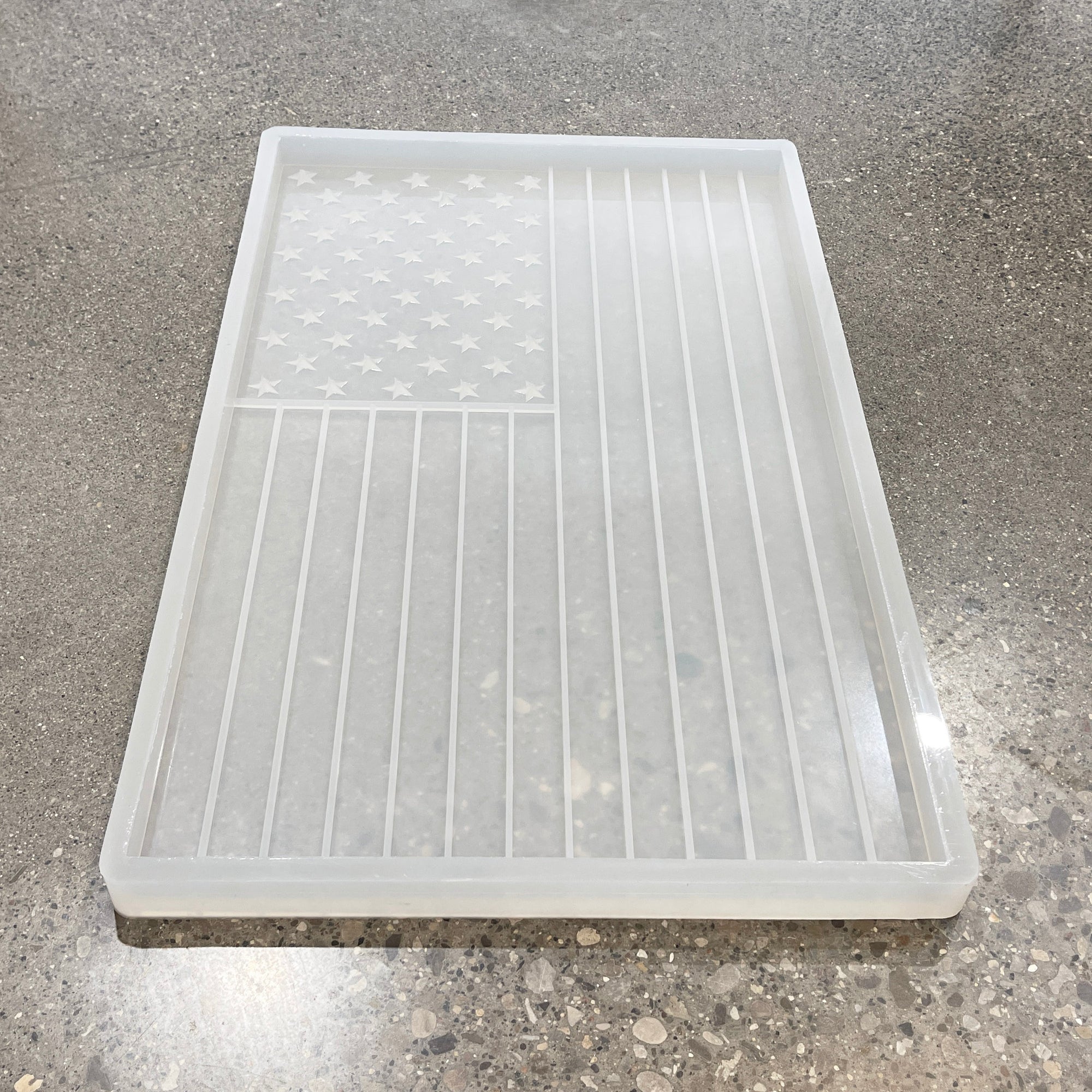 Large American Flag Mold - 24x15x1" - USA Flag Silicone Mold – Crafted ...