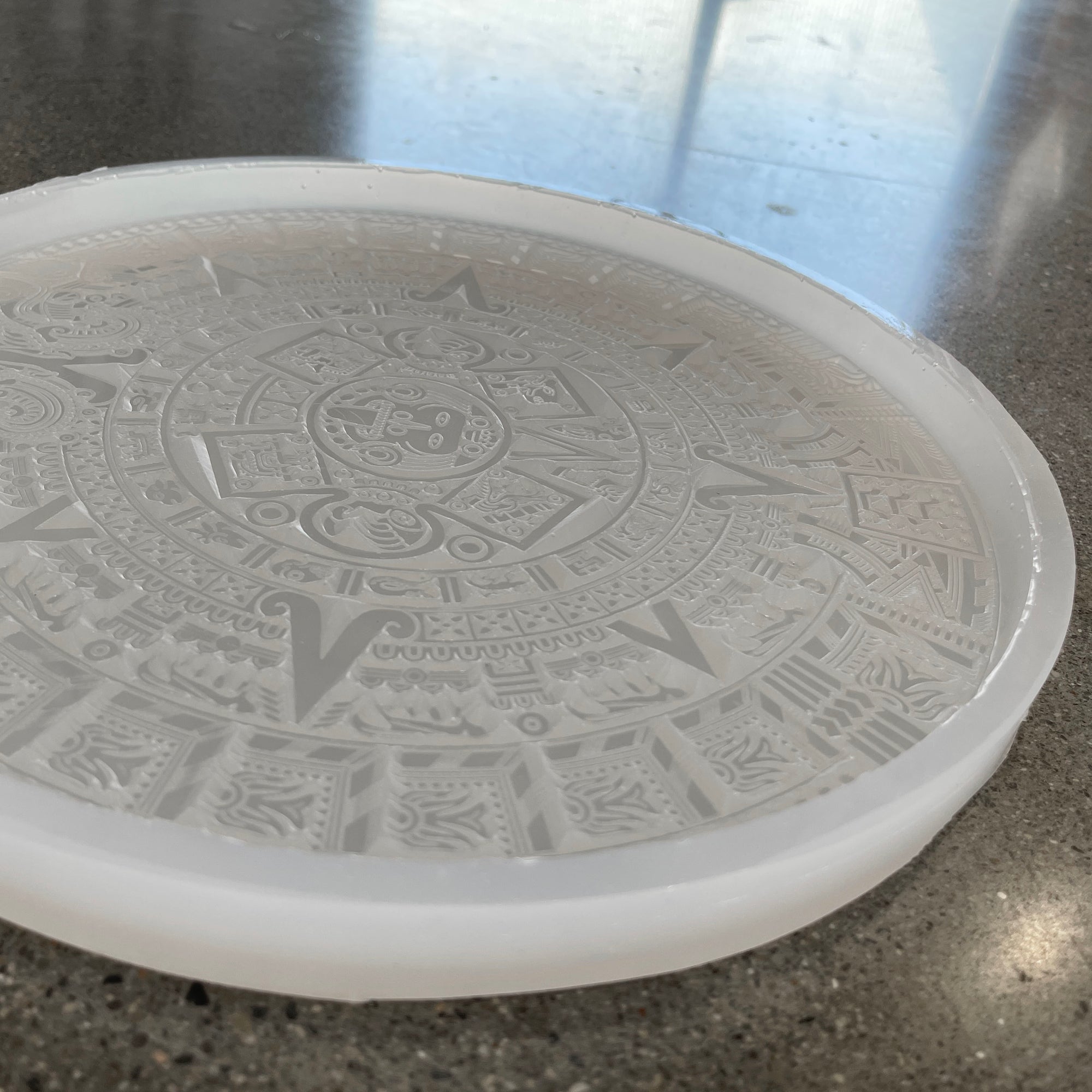 Aztec / Mayan Calendar 13x3/4" - Silicone Mold – Crafted Elements