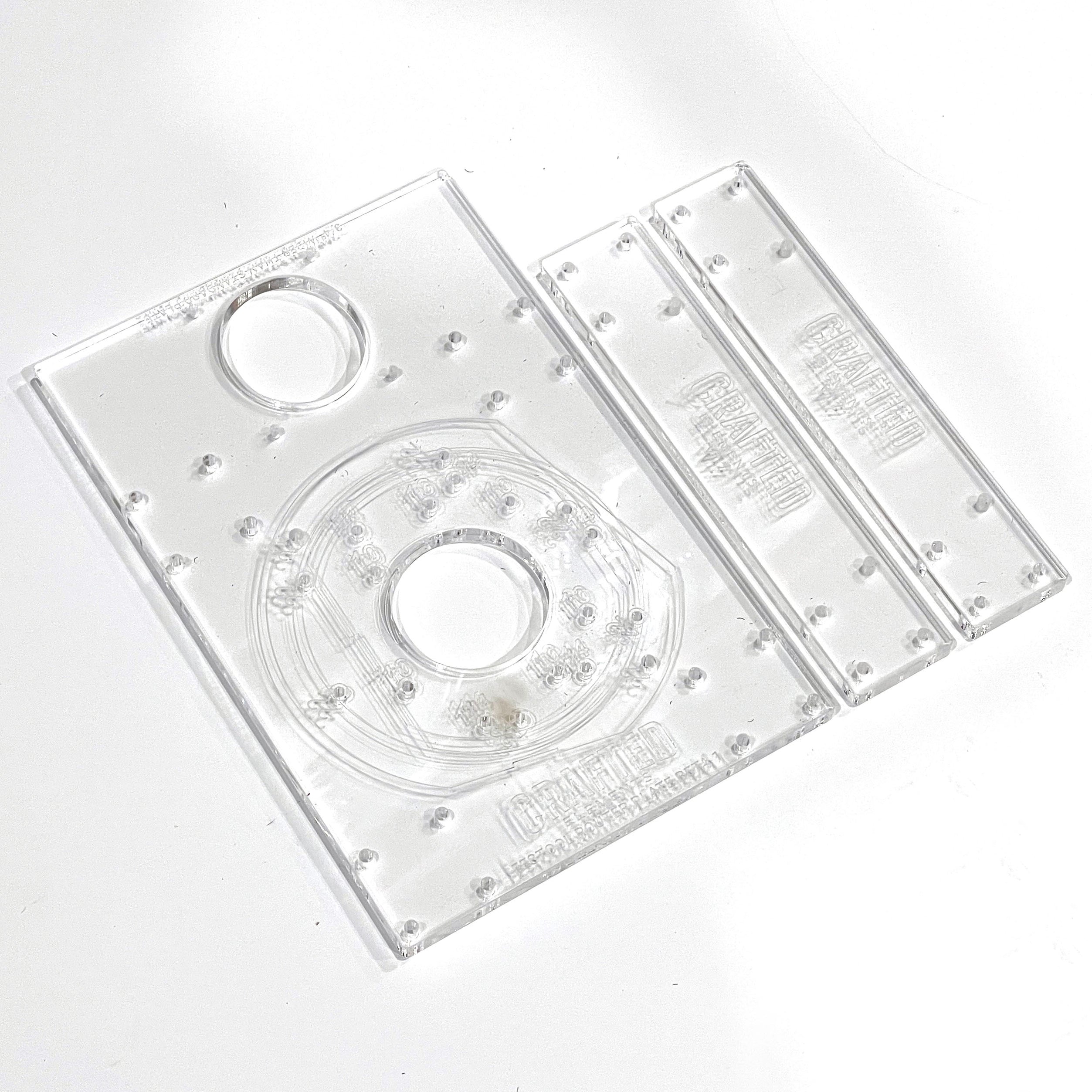 Router Sled Acrylic Router Base & Brackets — Crafted Elements