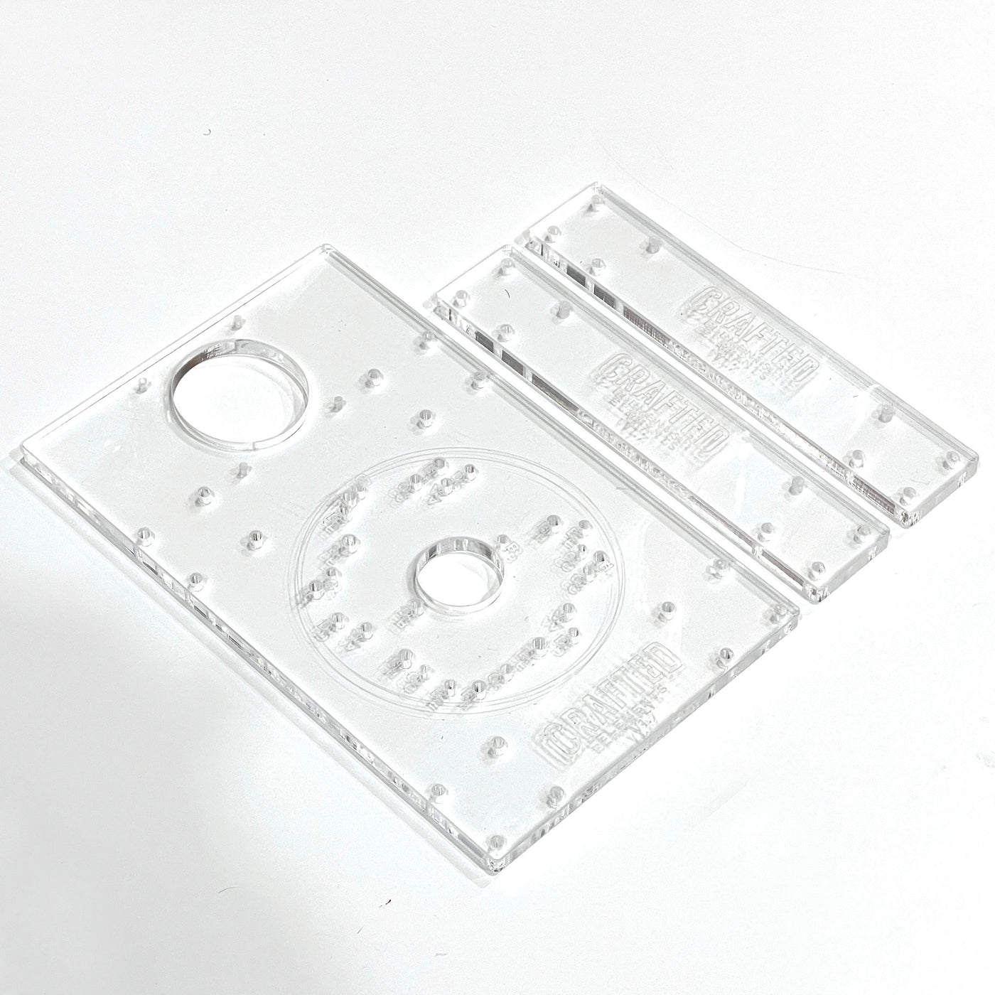 Router Sled Acrylic Router Base & Brackets — Crafted Elements