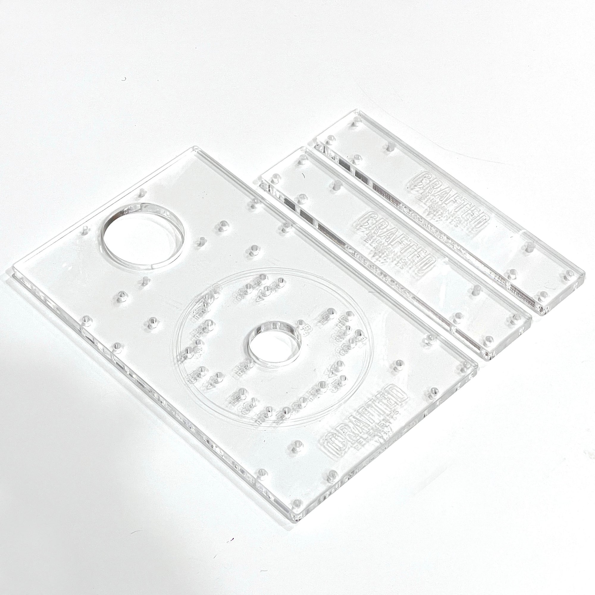 Router Sled Acrylic Router Base & Brackets – Crafted Elements