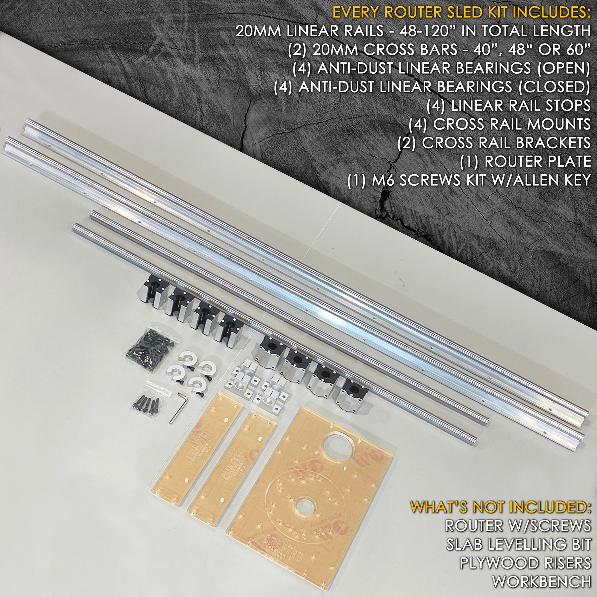 Router Sled - Wood Slab Flattening Mill – Crafted Elements