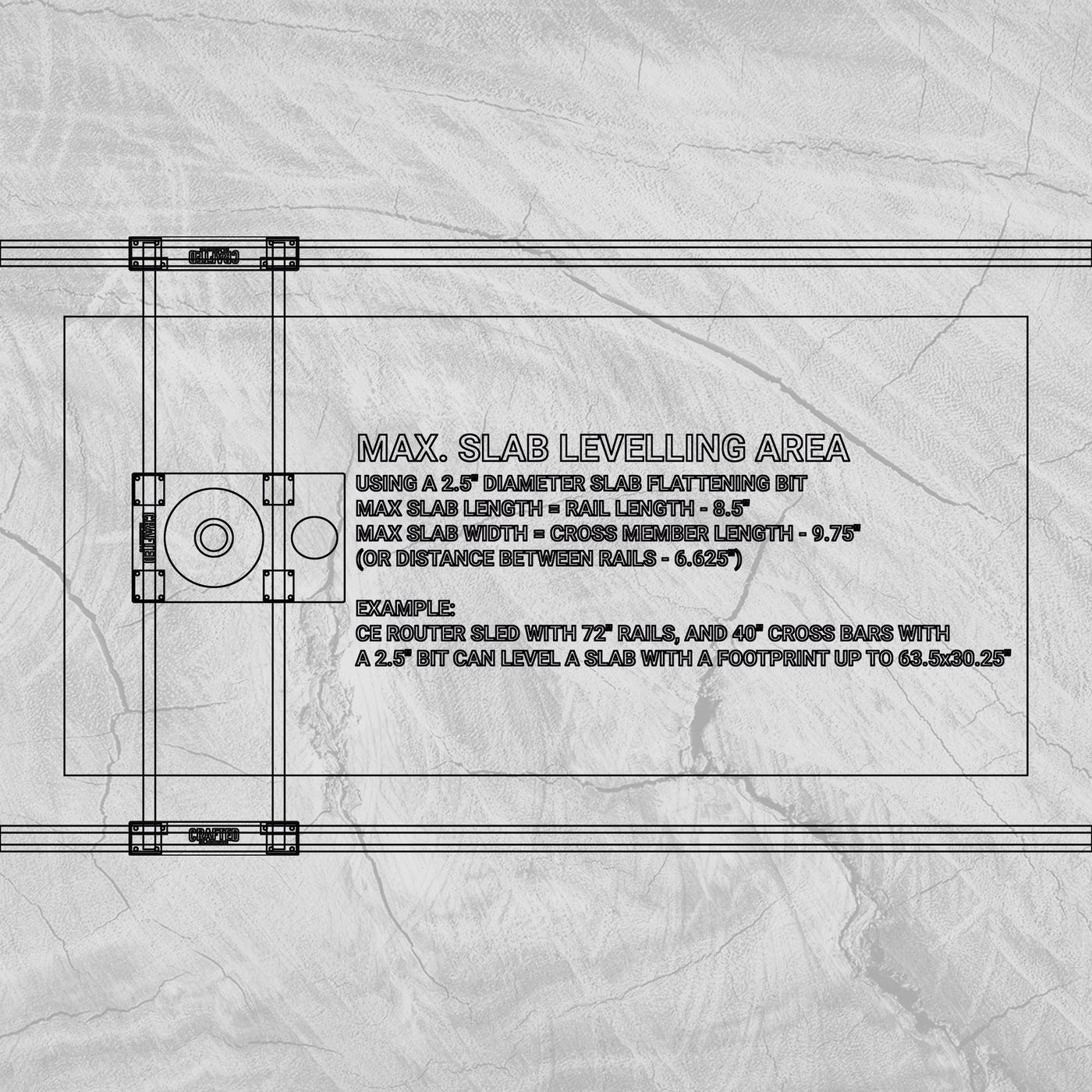 Router Sled - Wood Slab Flattening Mill — Crafted Elements