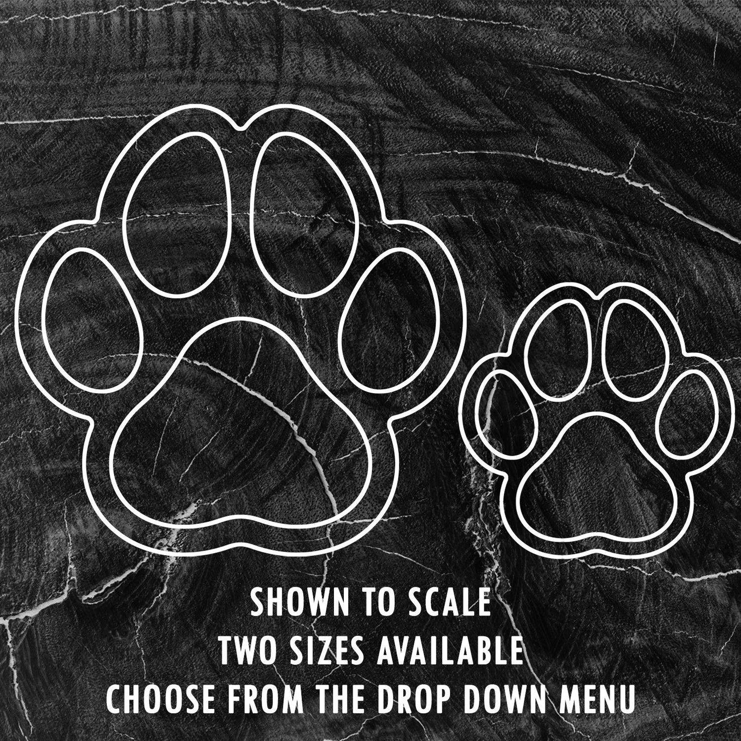 Dog Paw Print Tray / Inlay Acrylic Router Template — Crafted Elements