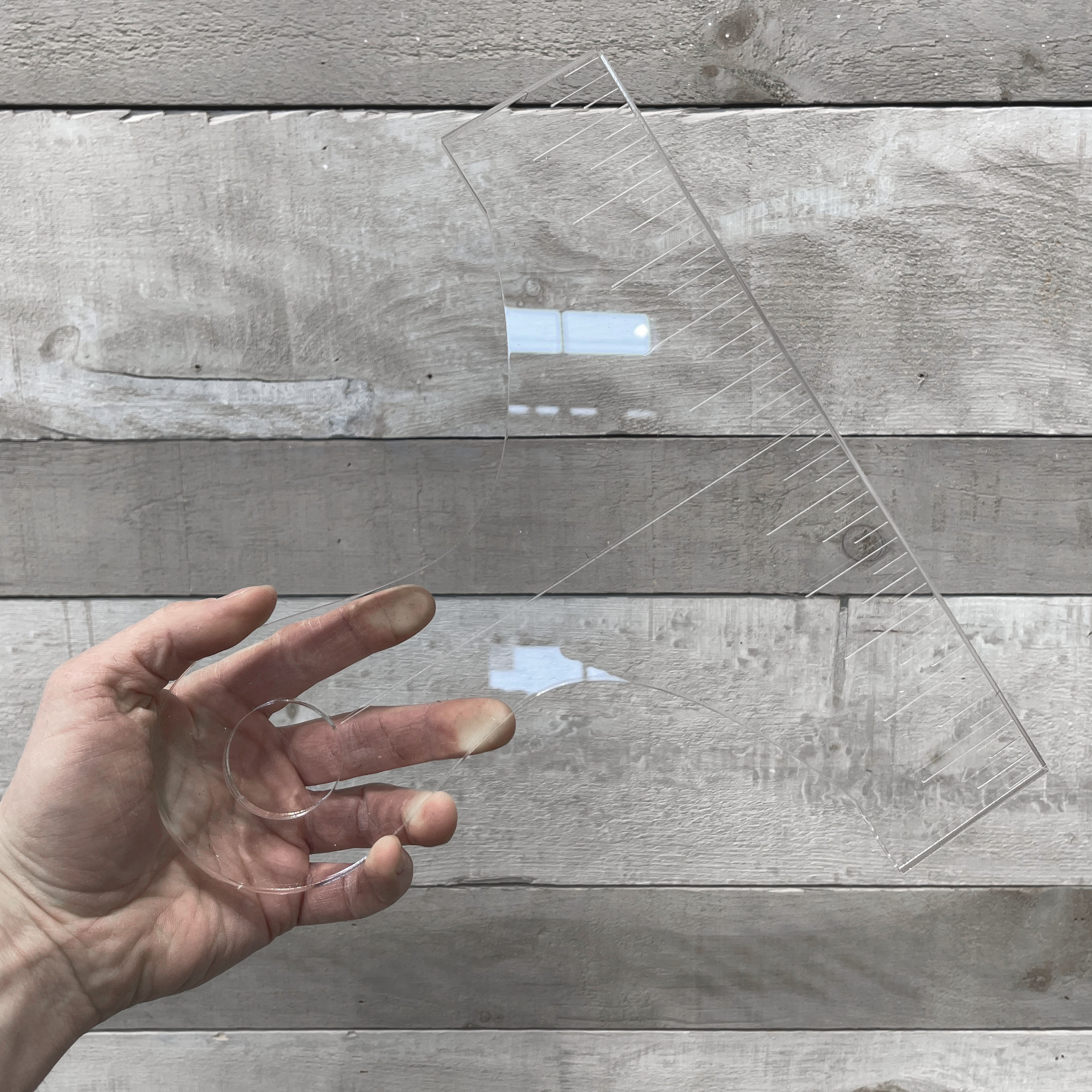 Classic Handle 2 Acrylic Router Template — Crafted Elements