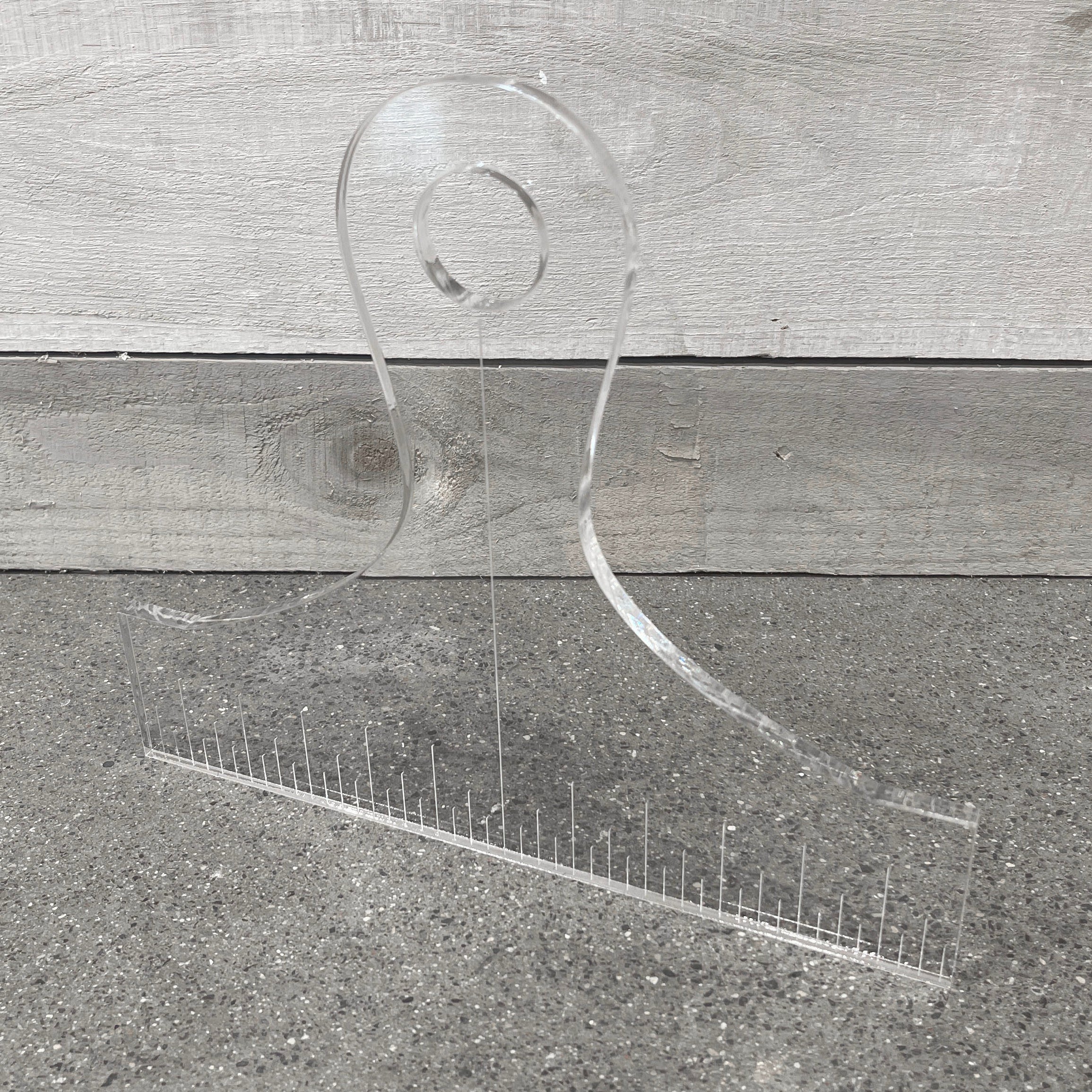 Classic Handle 2 Acrylic Router Template — Crafted Elements