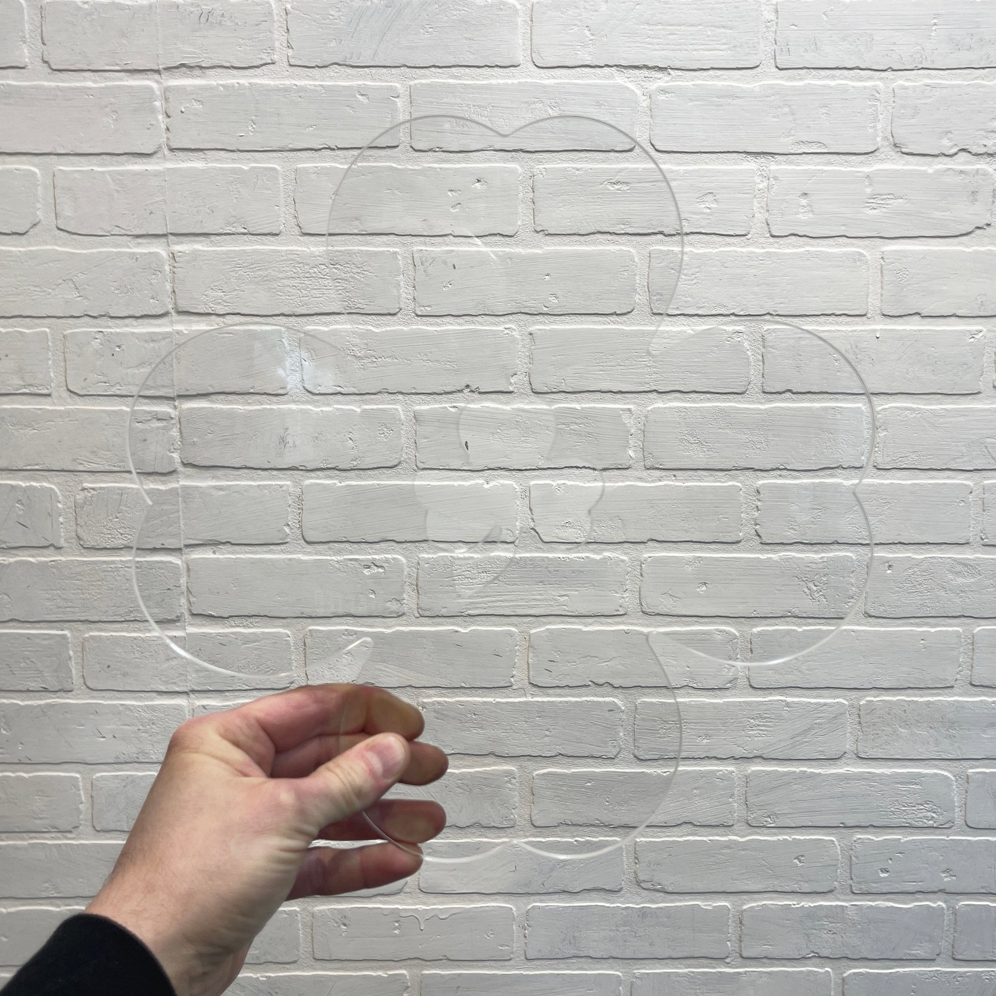 12.0x12.0" 4 Leaf Clover Shamrock + Inlay Acrylic Router Template ...