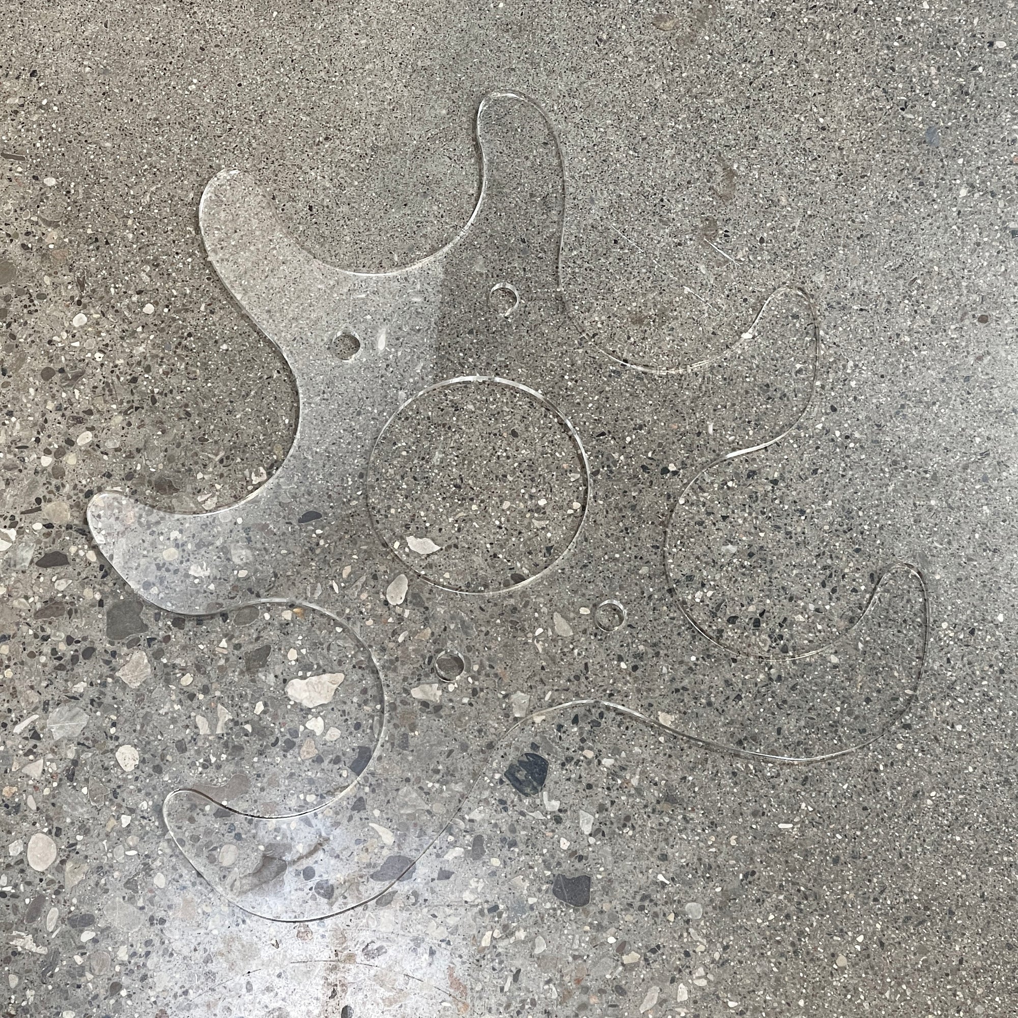 13.25x12.8" Wine Rack Style 3 Acrylic Router Template – Crafted Elements