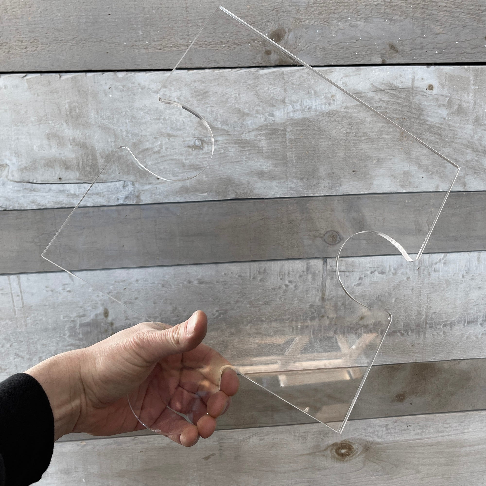 14.7x11.75" Puzzle Piece 2 Acrylic Router Template – Crafted Elements