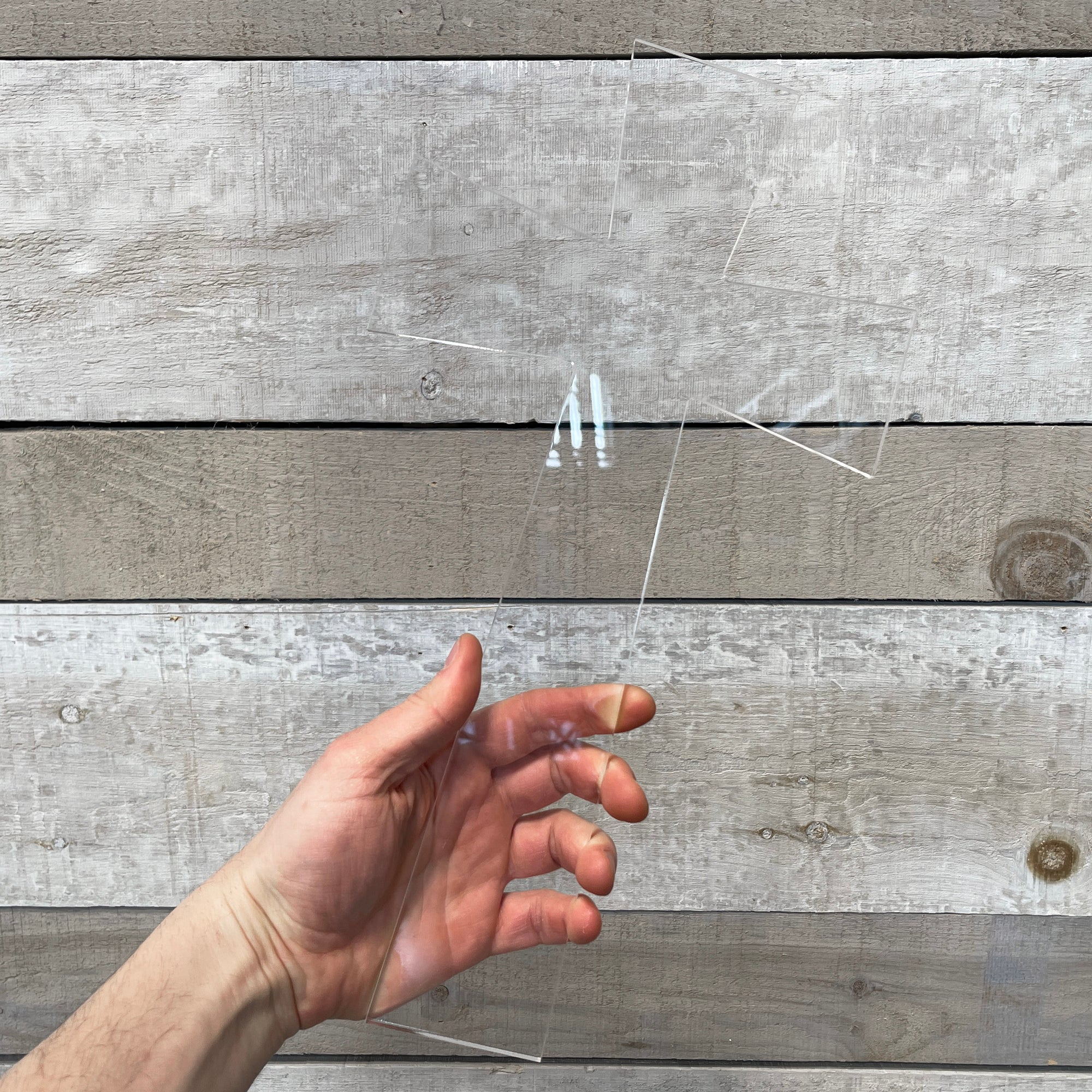 15x8" Flared Cross Acrylic Router Template – Crafted Elements