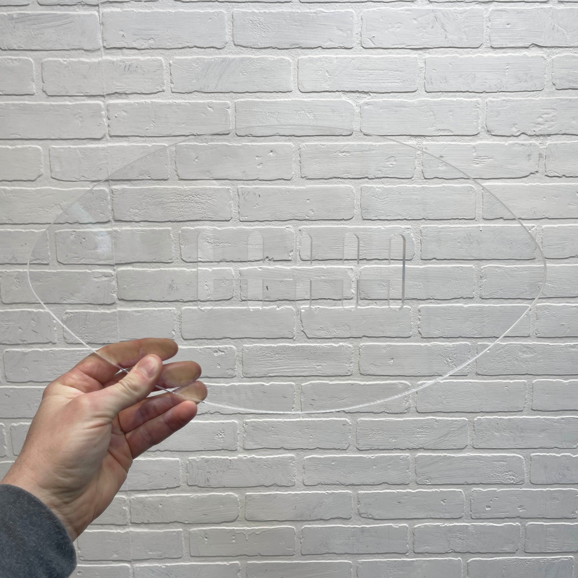 16.25x9" Football With Lace Inlay Acrylic Router Template – Crafted ...