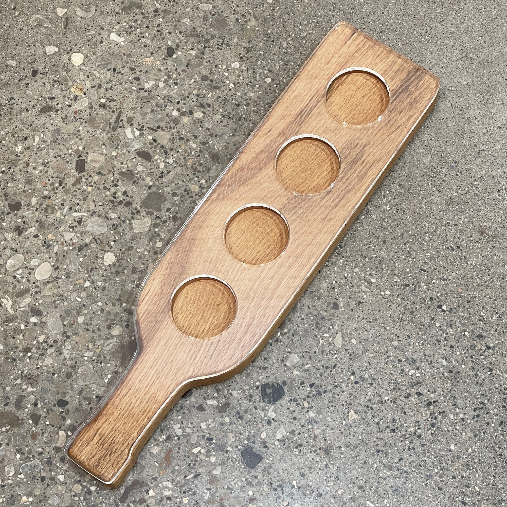 16x4" Four Glencairn Whisky Glass Flight Board Acrylic Router Template ...