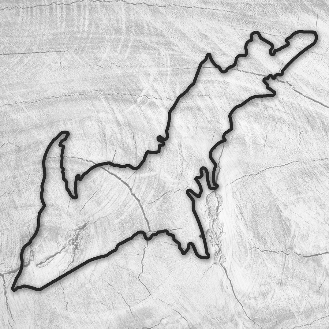 US State Acrylic Router Templates — Crafted Elements