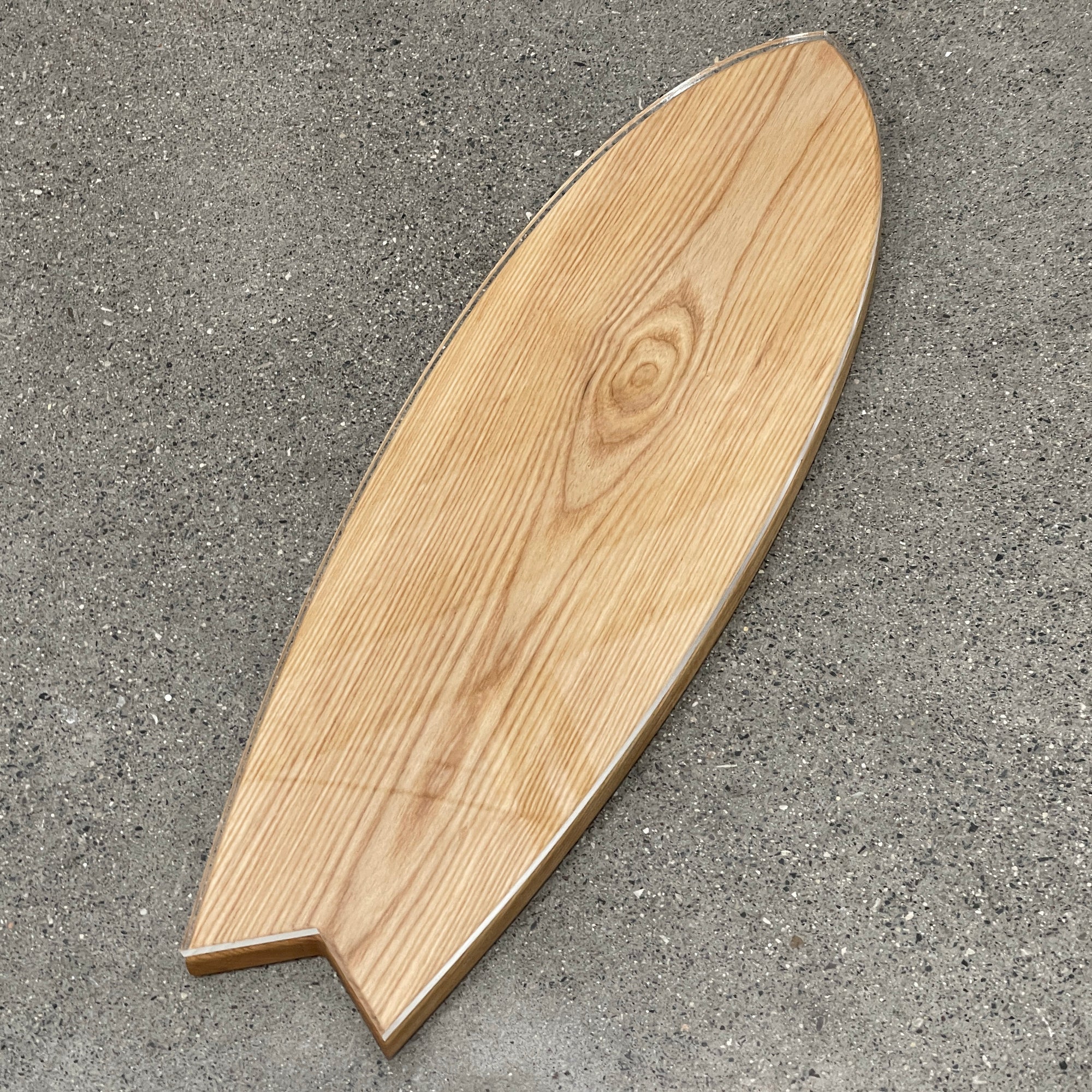 24x7.7" Large Fishtail Surfboard Acrylic Router Template – Crafted Elements