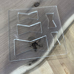 Classic Bow Tie Inlay Acrylic Router Template - Butterfly Template 1 ...