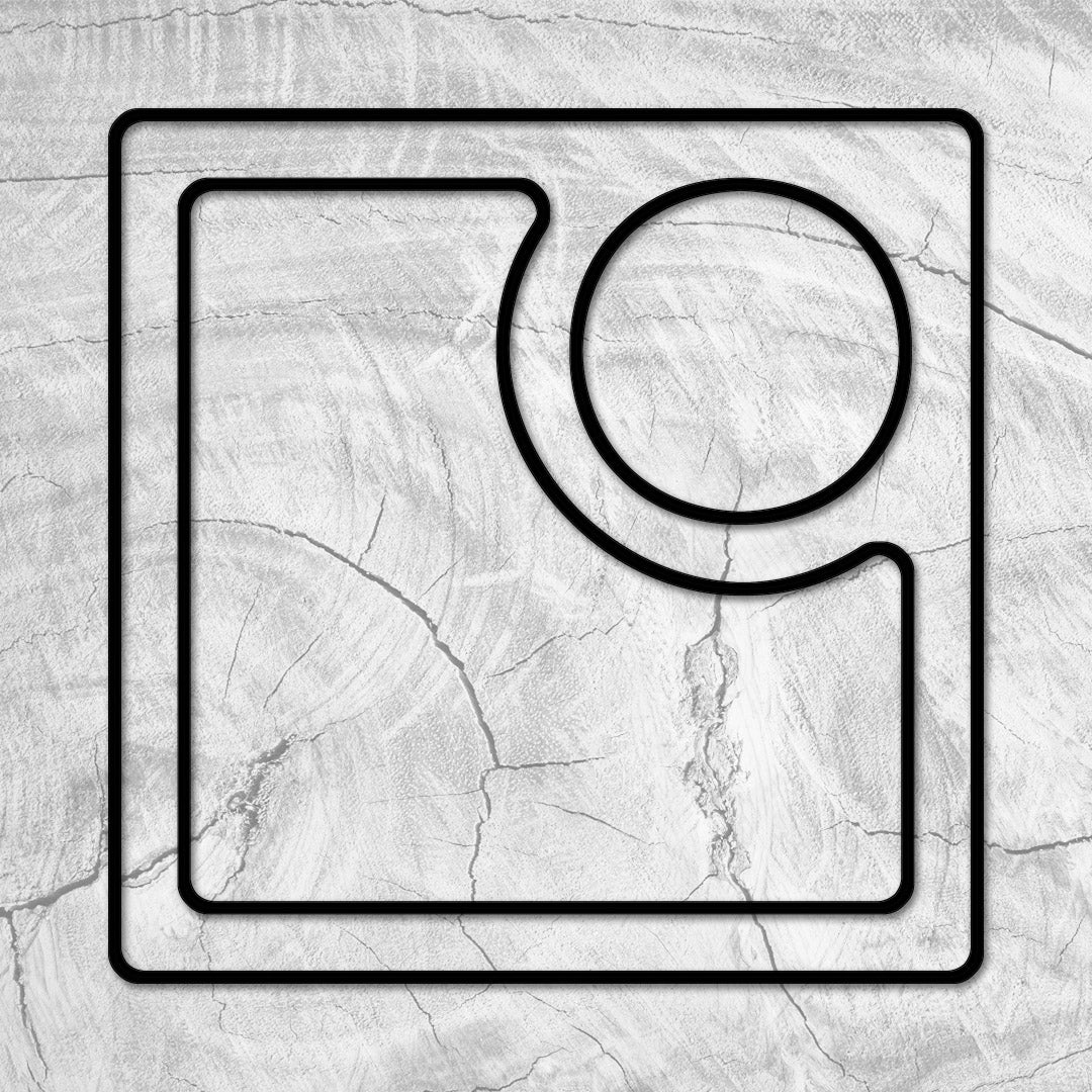 7.75x7.75" Two Pocket Tray 06 Acrylic Router Template – Crafted Elements