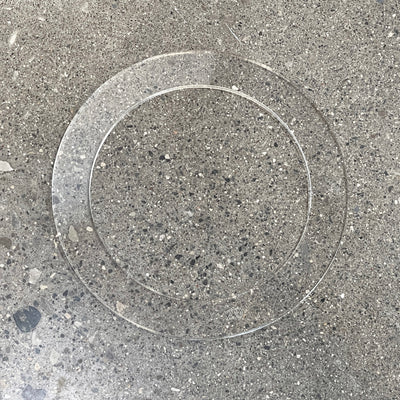 8.0x8.0" Medium Circle Tray 20 Acrylic Router Template – Crafted Elements