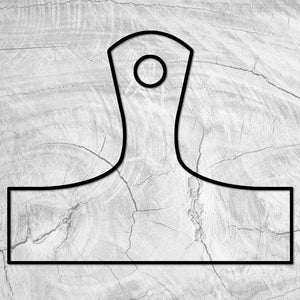 Small Classic 3 Handle Acrylic Router Template – Crafted Elements