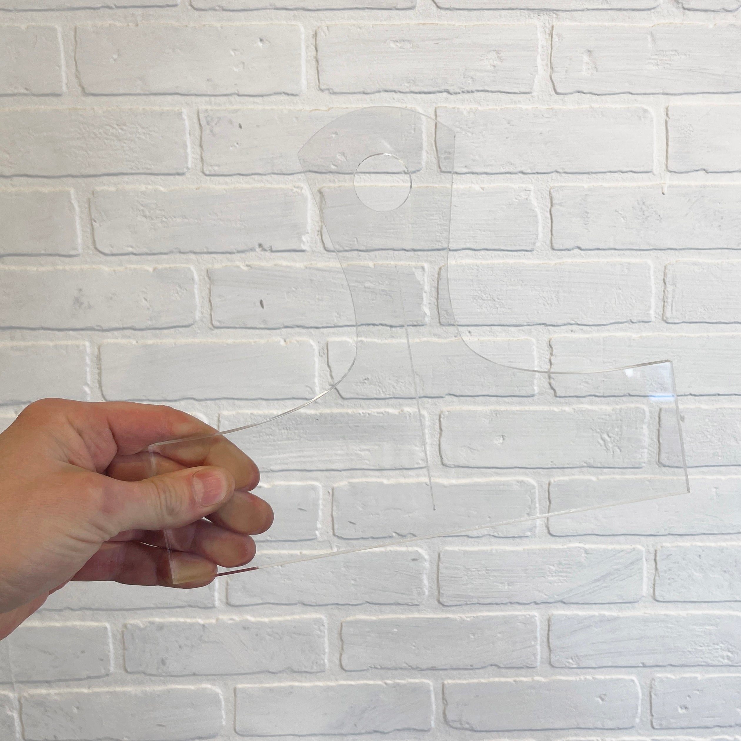 Small Classic 3 Handle Acrylic Router Template — Crafted Elements